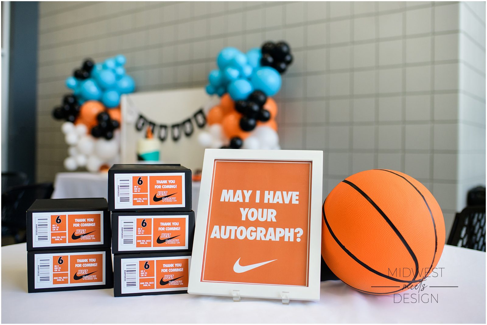 Connor's Nike Themed 6th Birthday Party - midwestmeetsdesign.com