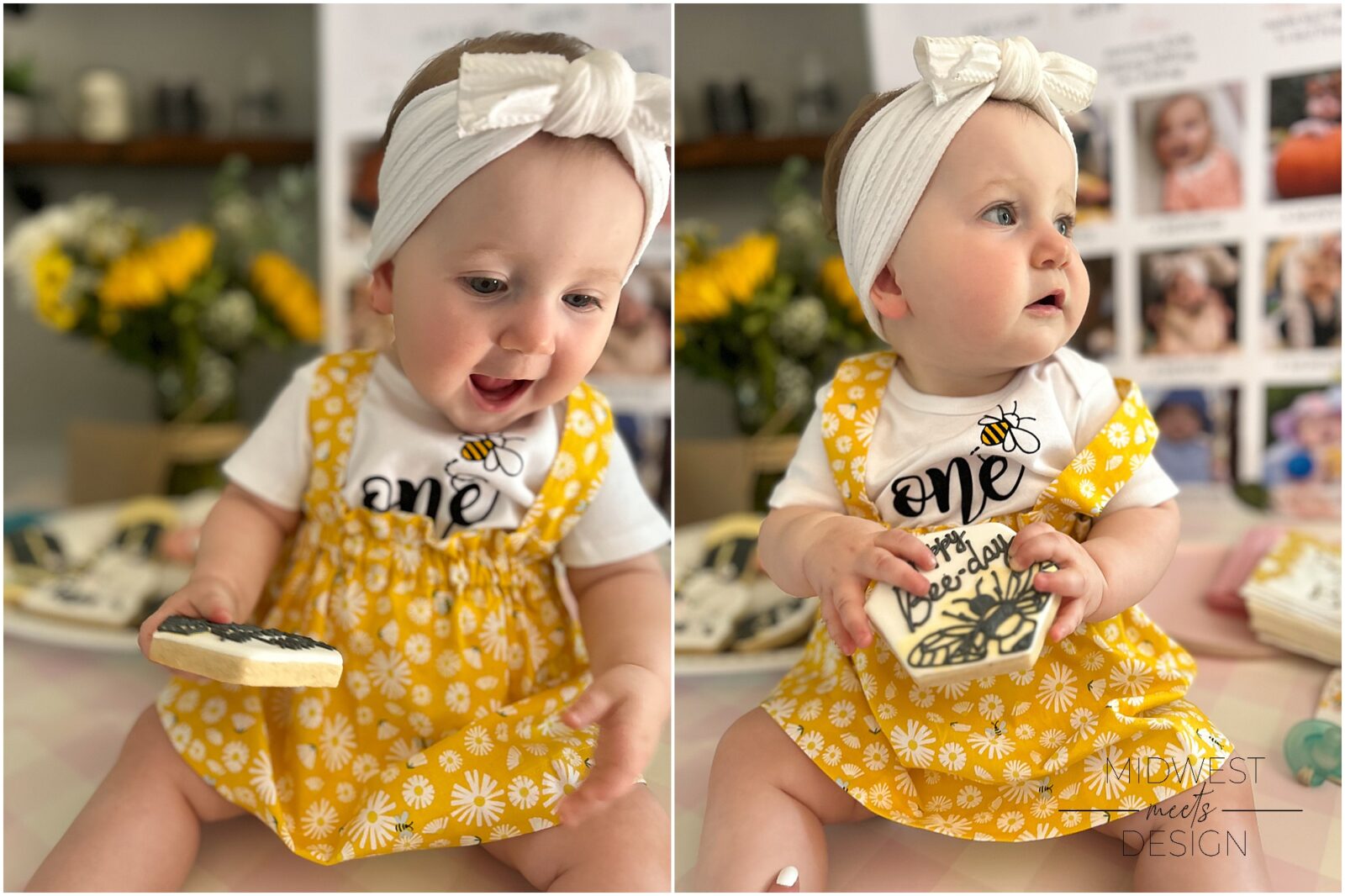 Tessa's Bumble Bee Themed Birthday Party Box - midwestmeetsdesign.com