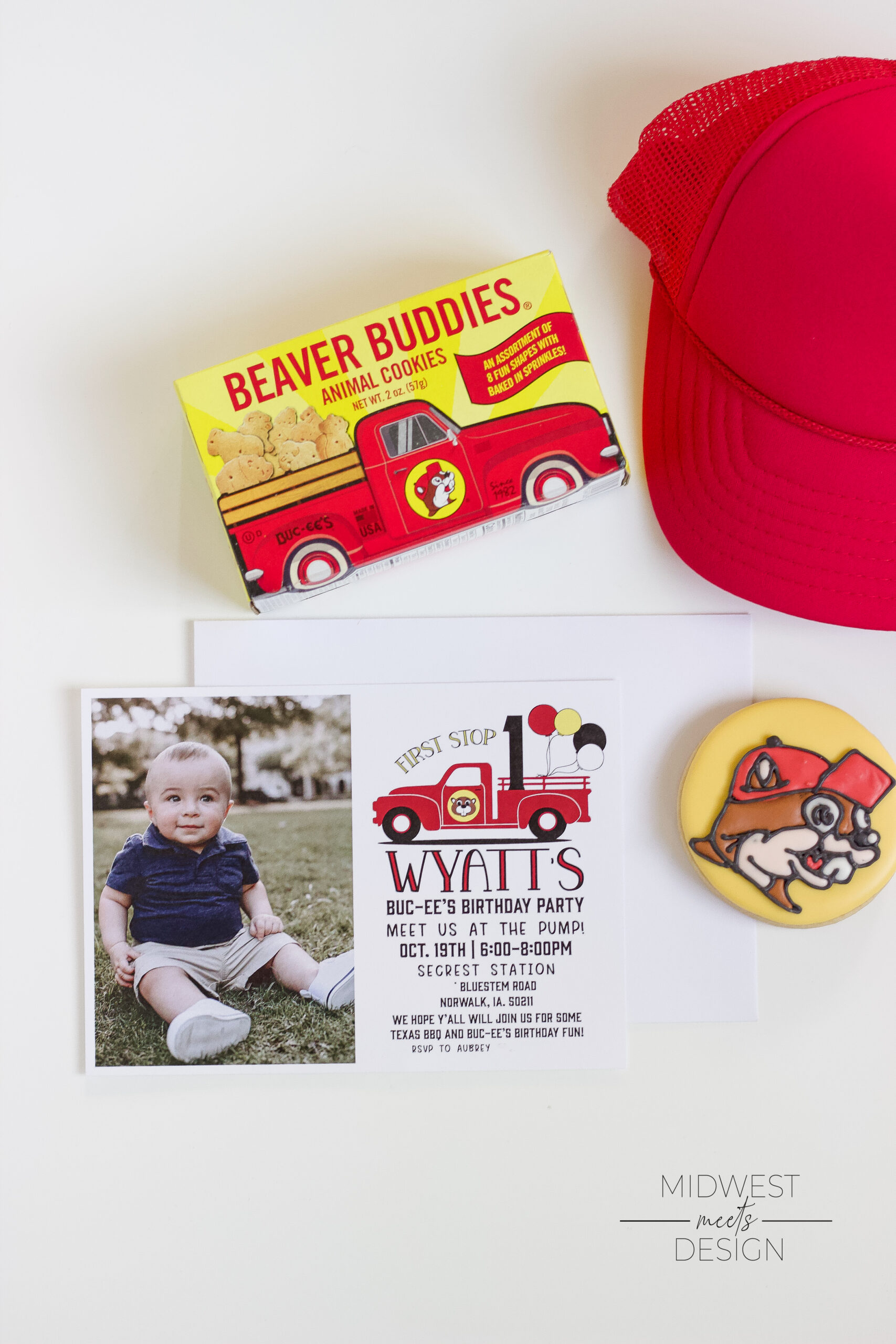 Wyatt's Buc-ee's Themed First Birthday Party - midwestmeetsdesign.com