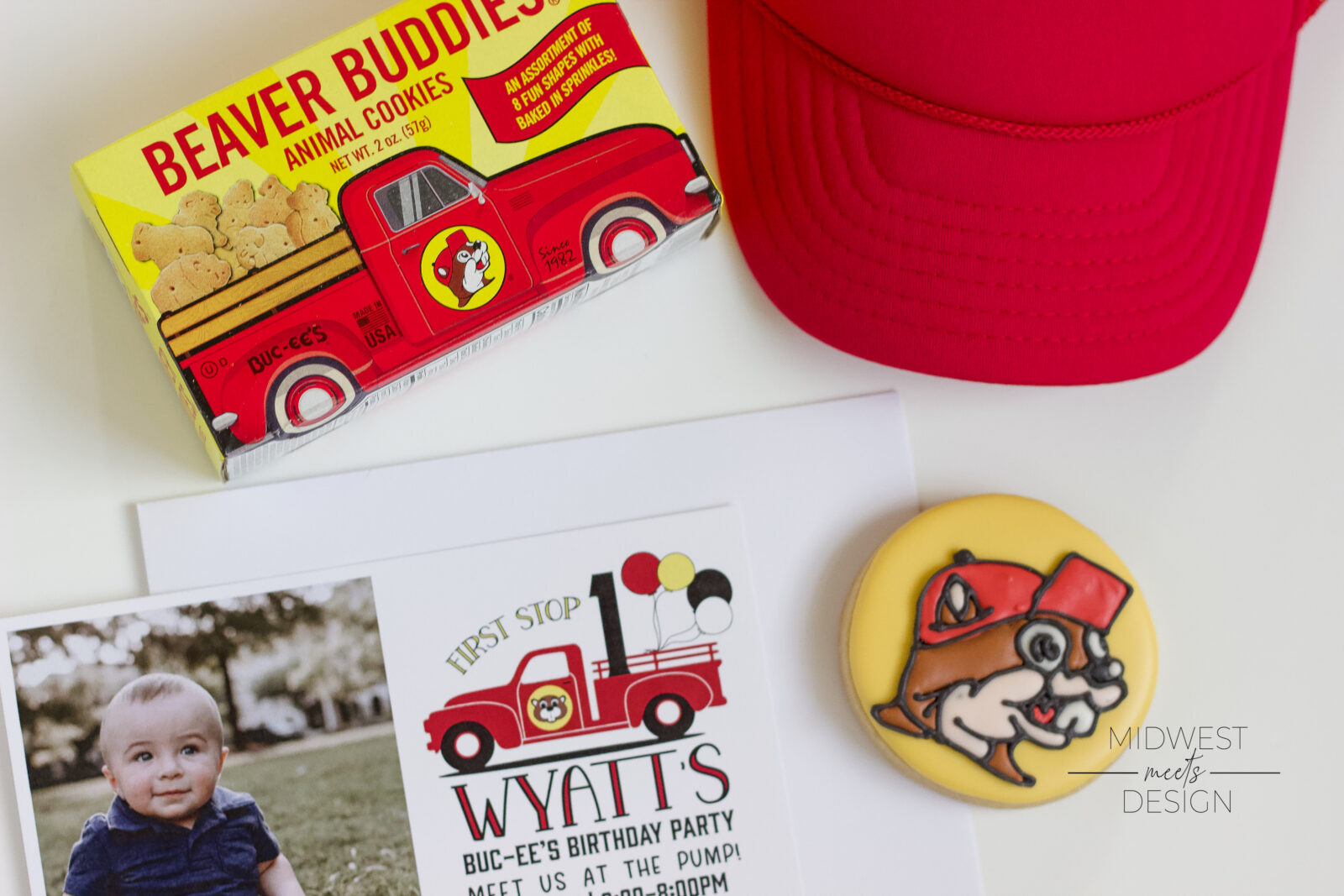 Wyatt's Buc-ee's Themed First Birthday Party - midwestmeetsdesign.com